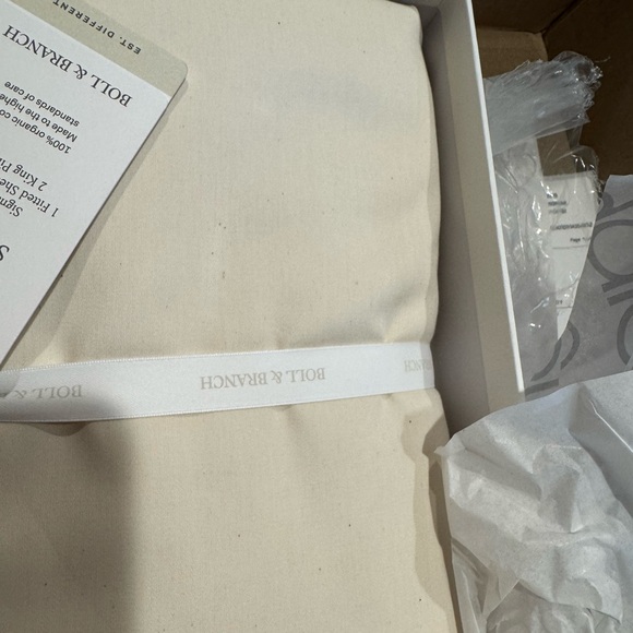 Boll & Branch | Bedding | Boll Branch Natural Signature Hemmed Sheet ...